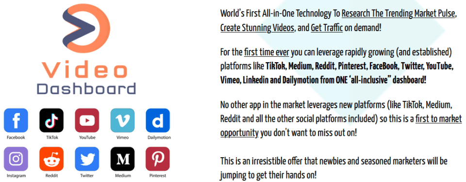 VideoDashboard Review-Drive Traffic Sales To Social PlatformIan's ...